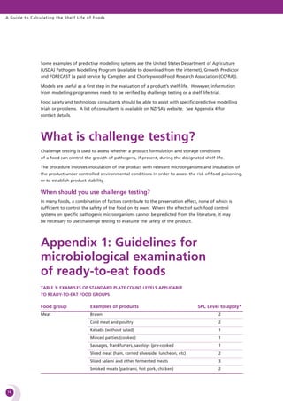 Calculating shelf life of foods | PDF