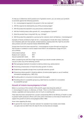 Calculating shelf life of foods | PDF