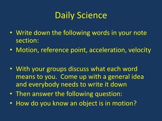 Calculating speed | PPT