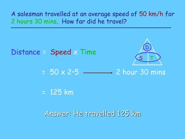 Calculating speed time and distance | PPT | Physics | Science