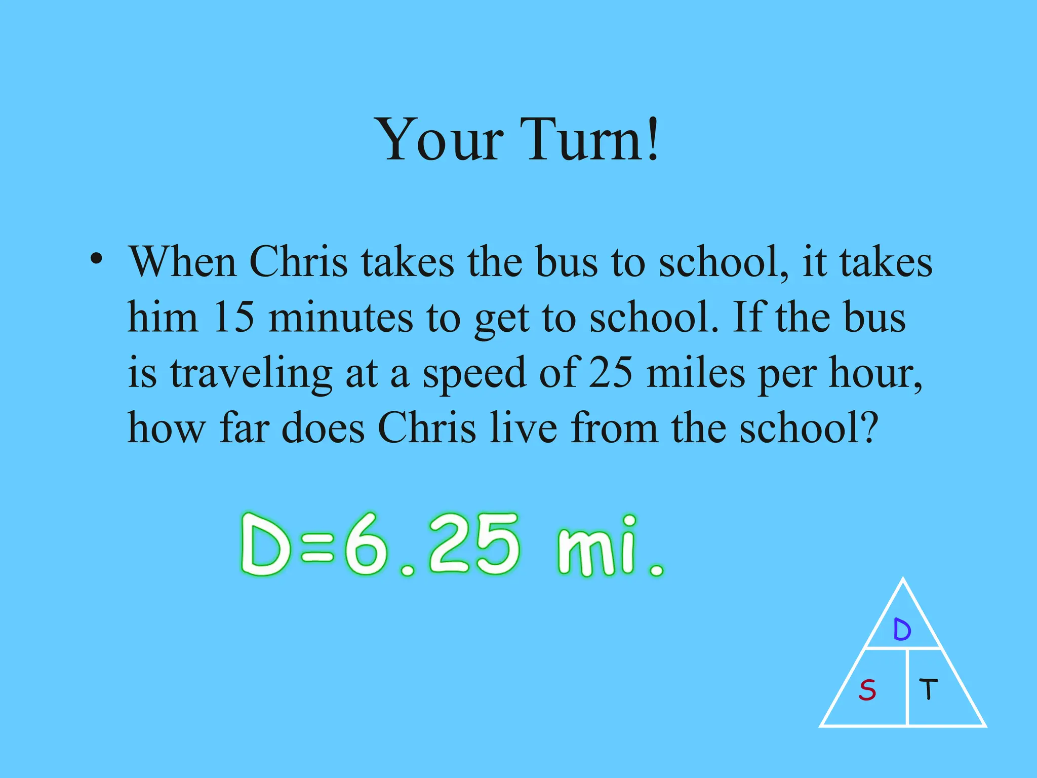 Calculating speed time and distance (3).ppt
