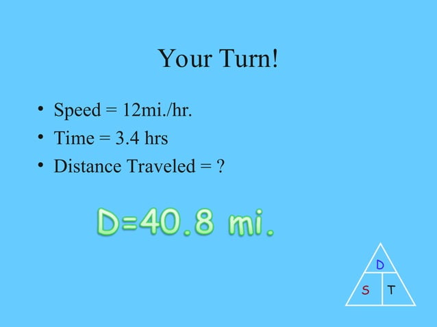 Calculating speed time and distance (3).ppt