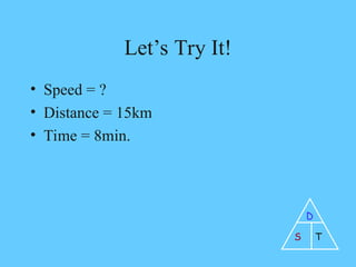 Calculating speed time and distance (3).ppt