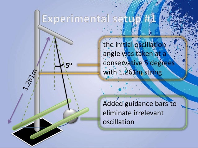 Calculating The Gravitational Acceleration