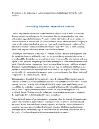 Calculating the subjective value of information: A formula | PDF