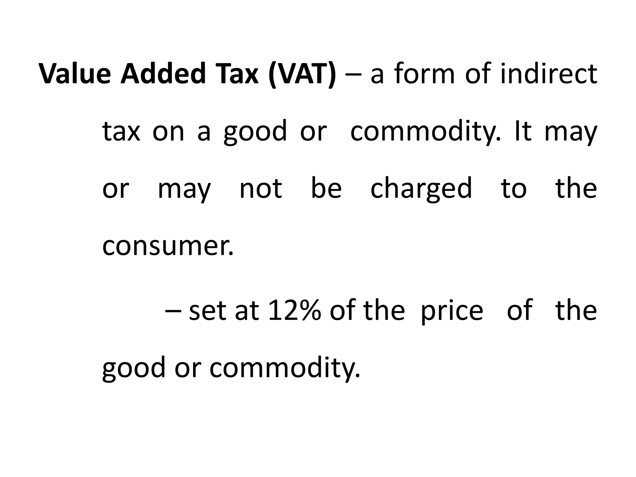 Calculating vat | PPTX