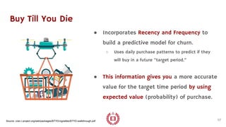 Calculating Your Customer Lifetime Value - Dawn of the Data Age Lecture ...