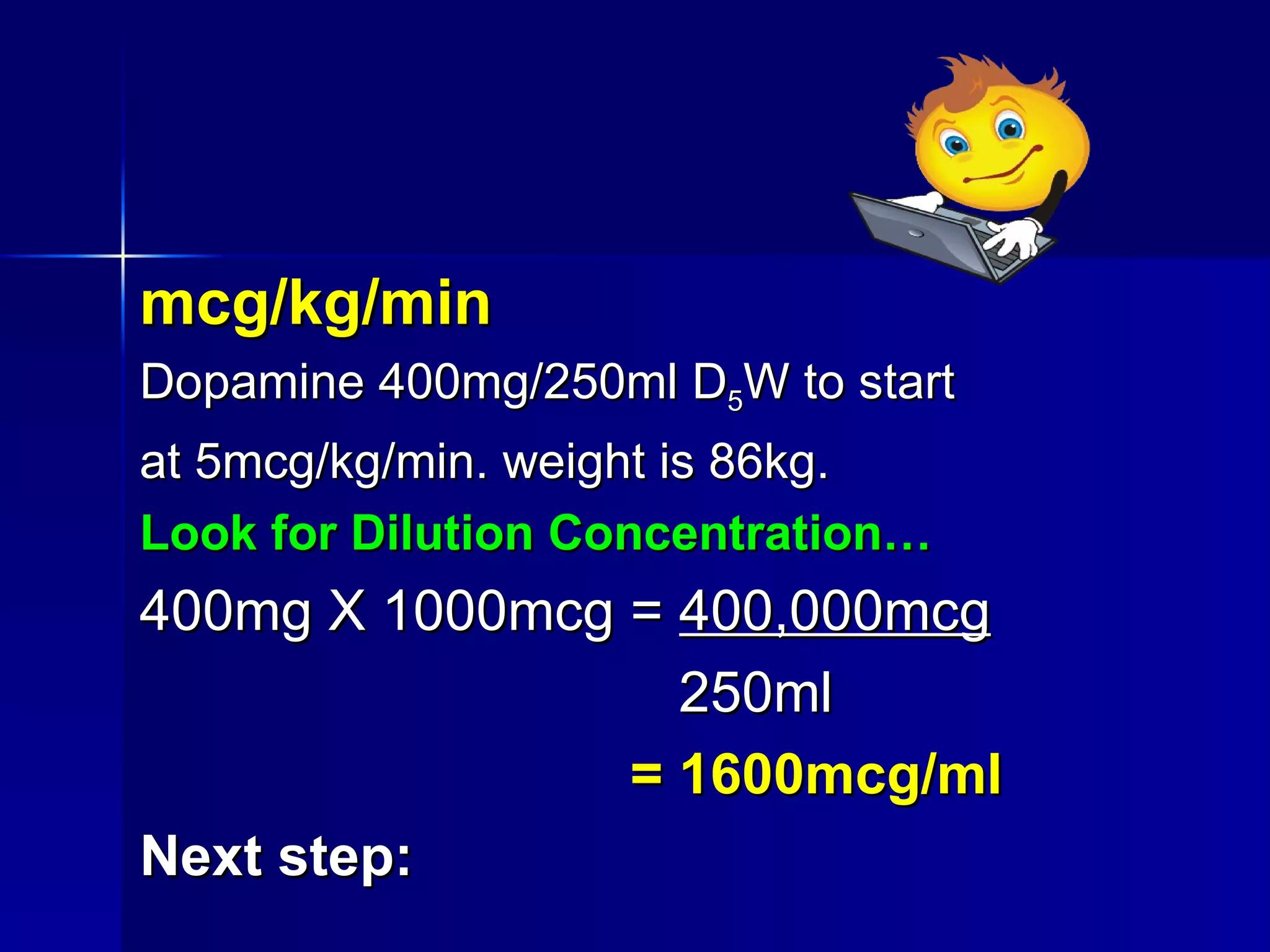Drug Calculation | PPT