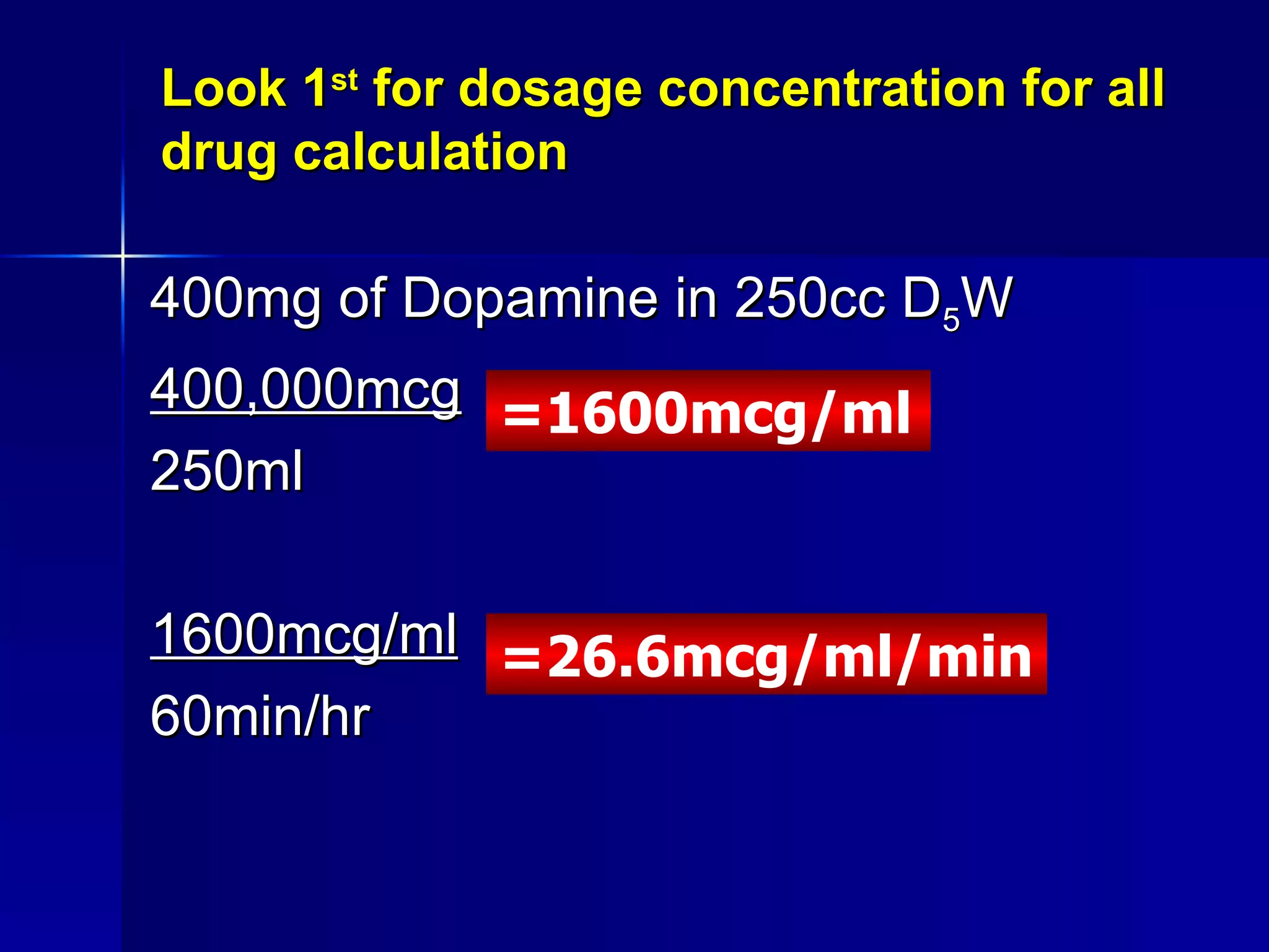 Drug Calculation | PPT