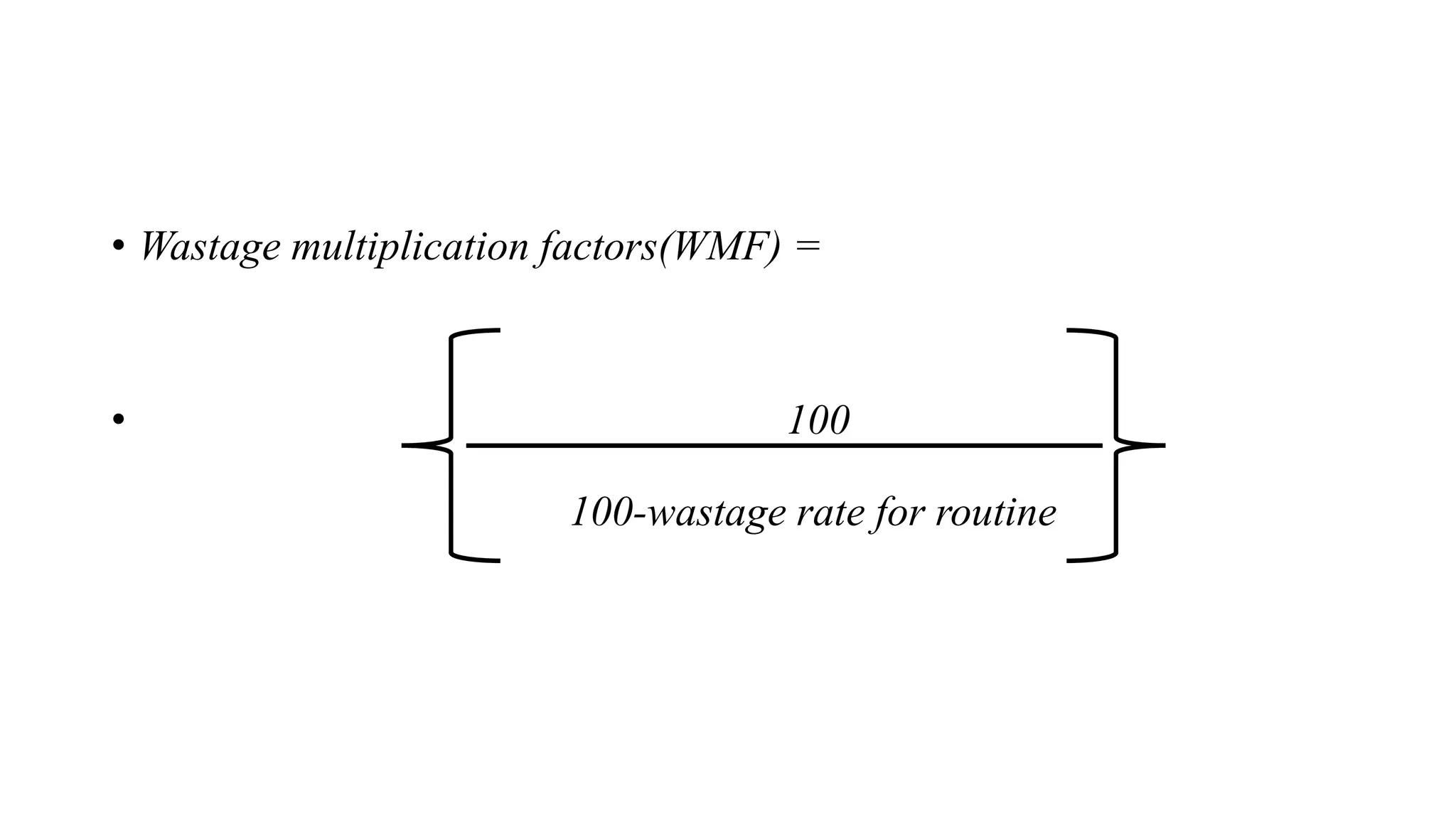 Wastage rate, Coverage rate , Dropout rate Calculation | PPTX