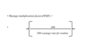 Wastage rate, Coverage rate , Dropout rate Calculation | PPTX