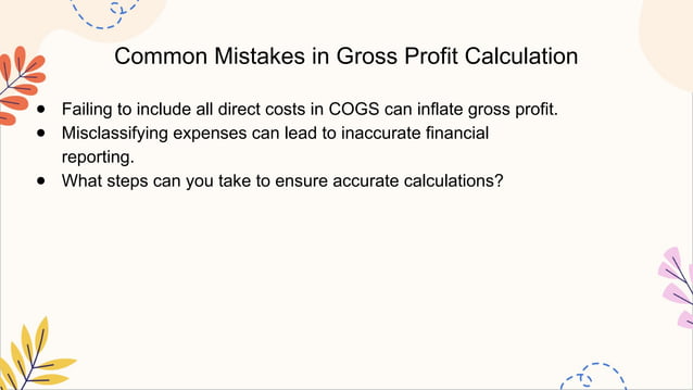 Calculation-of-Gross-Profit Business Math.pptx | Business Accounting ...