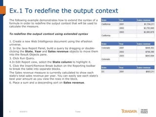 Calculation contex in sap business objects | PPTX