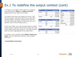 Calculation contex in sap business objects | PPTX