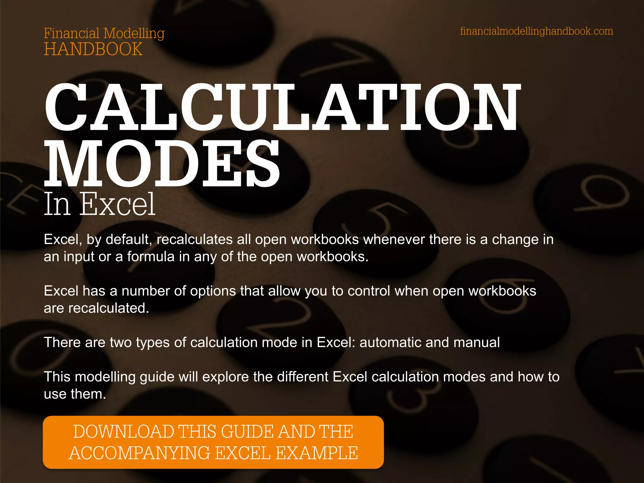 Calculation modes in Excel | PDF