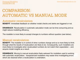 Calculation modes in Excel | PDF