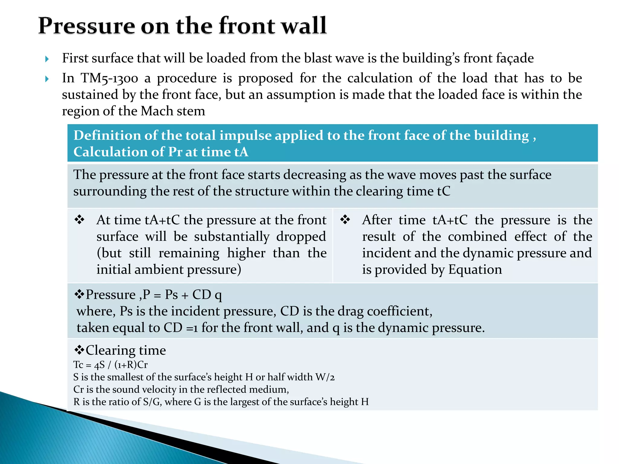 Calculation of blast loads | PDF