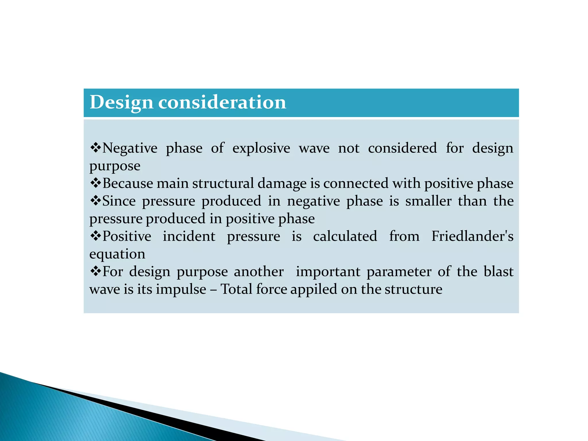 Calculation of blast loads | PDF