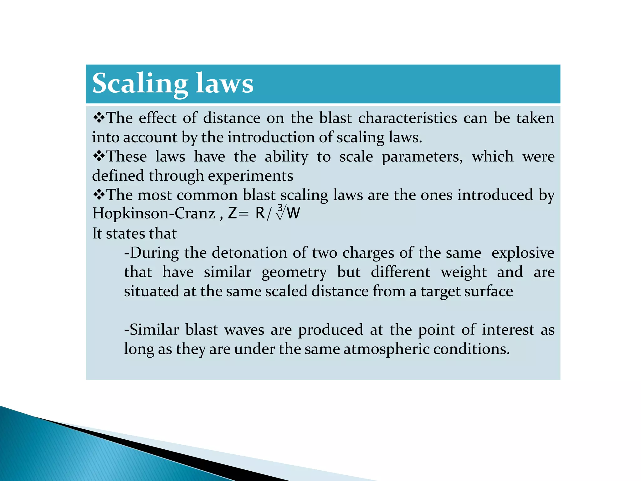 Calculation of blast loads | PDF