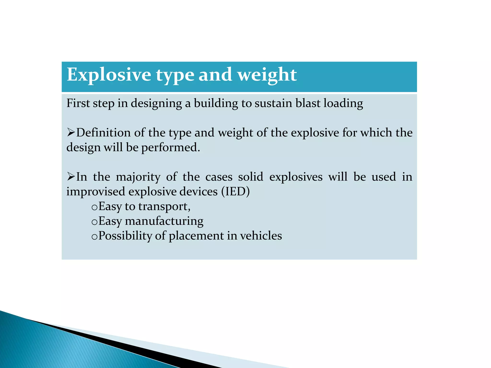 Calculation of blast loads | PDF