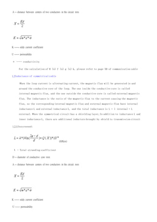 Calculation of cable structure and pitch | DOCX