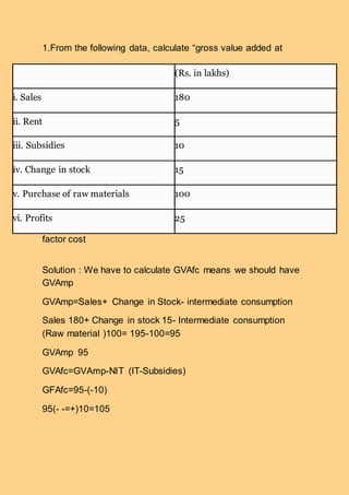 Calculation of different aggregate | DOCX