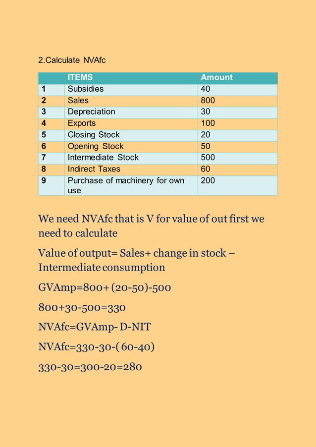 Calculation of different aggregate | DOCX
