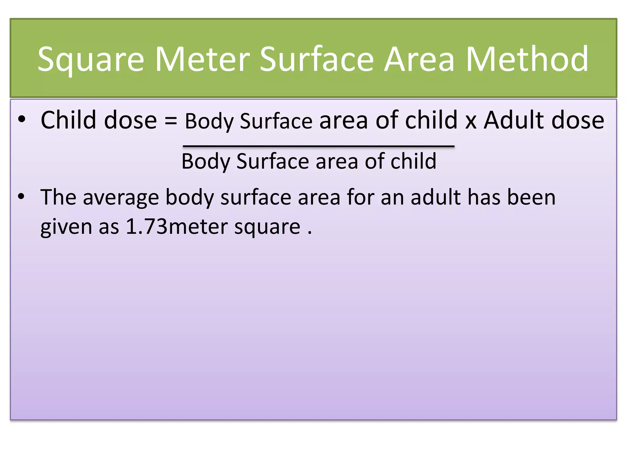 Calculation of dosage & metric system | PPTX