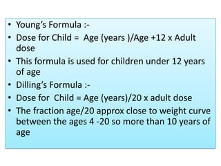 Calculation of dosage & metric system | PPTX