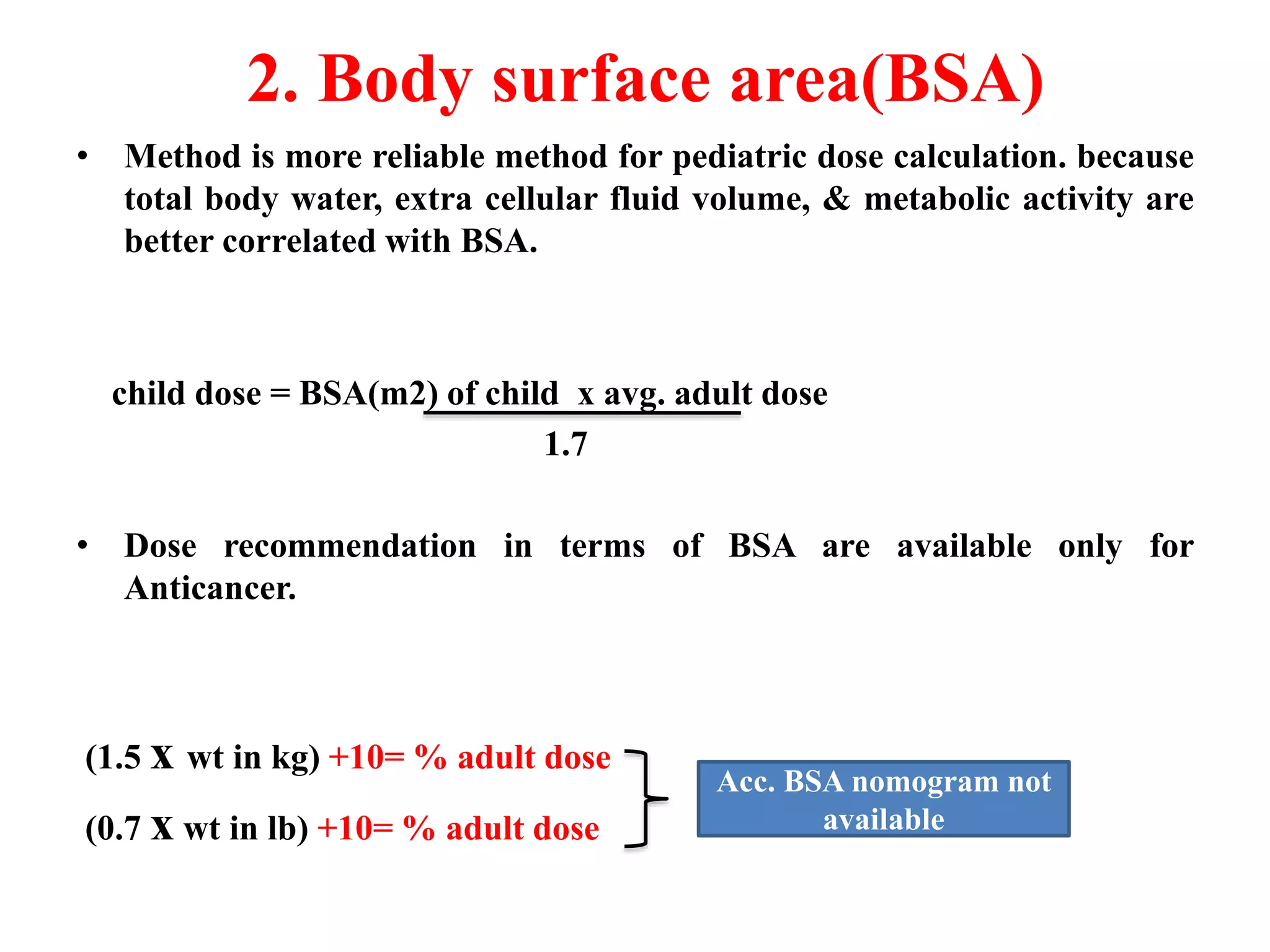 Calculation of drug dosage (Posology ) | PPTX