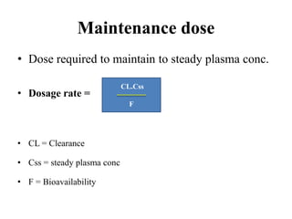 Calculation of drug dosage (Posology ) | PPTX