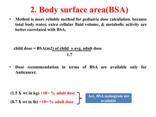 Calculation of drug dosage (Posology ) | PPTX
