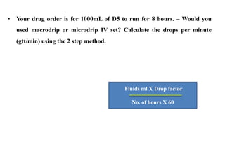 Calculation of drug dosage (Posology ) | PPT