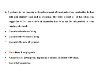 Calculation of drug dosage (Posology ) | PPT
