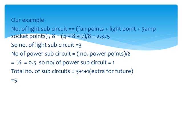 Calculation of electrical load of building | PPTX | Home Appliances ...