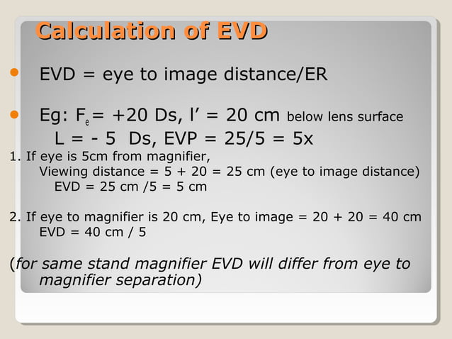 Calculation of EVD and EVP | PPT