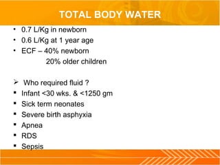 Calculation of fluid | PPT