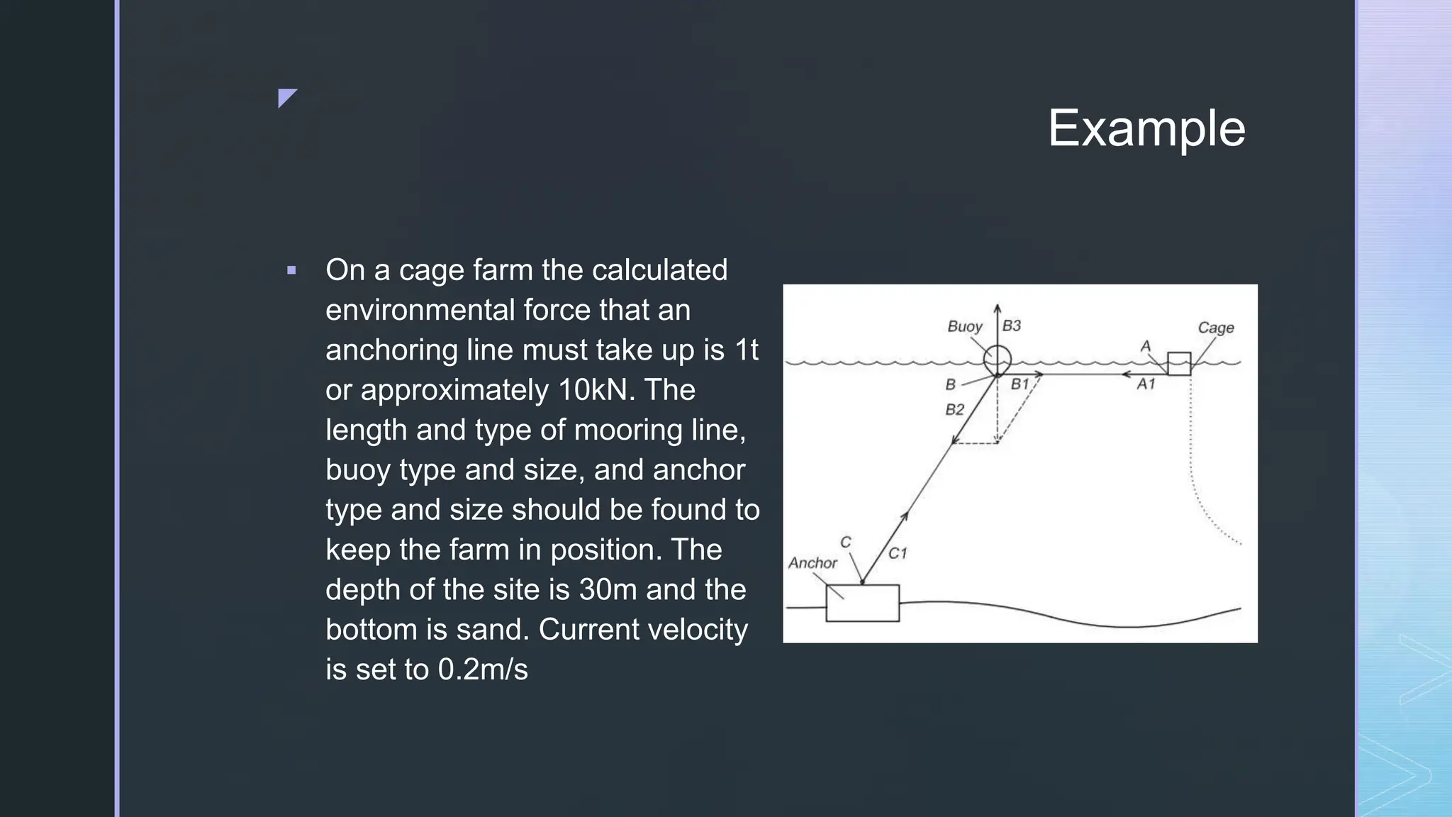 Calculation of forces on a sea cage farm.pptx