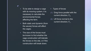 Calculation of forces on a sea cage farm.pptx