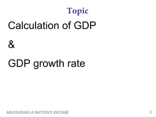 Gdp Growth Rate Formula