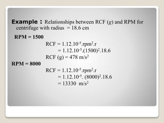 Calculation of g from rpm | PPTX