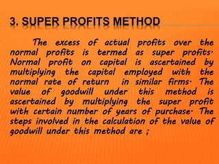 Calculation of goodwill | PPTX