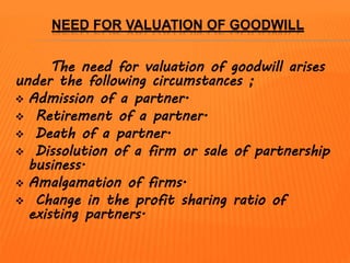 Calculation of goodwill | PPTX