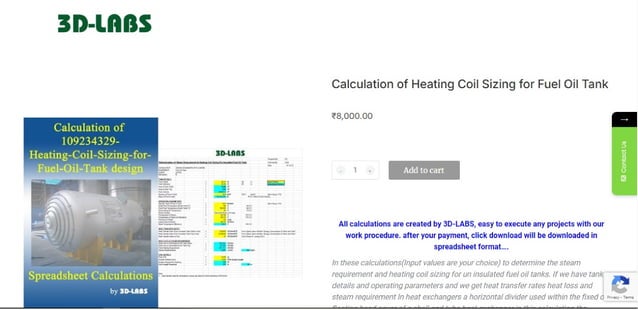 Calculation of Heating Coil Sizing for Fuel Oil Tank fuel oil tank ...