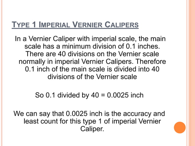 Calculation of least count in metric & imperial | PPTX | Physics | Science