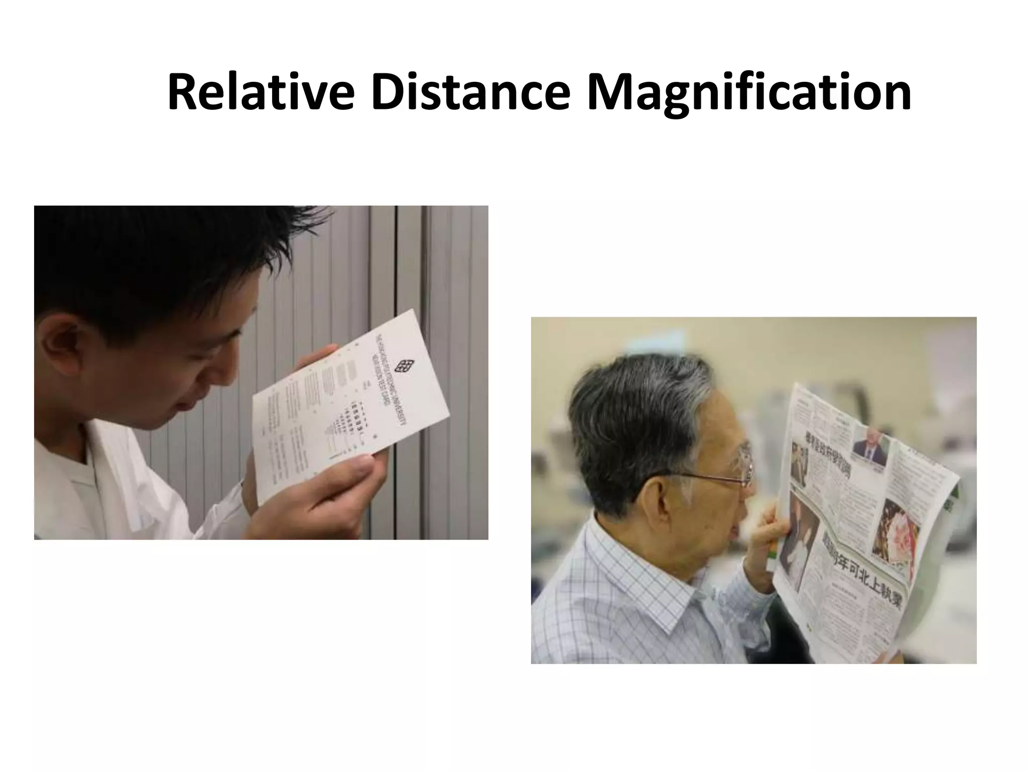 Calculation of magnification in low vision | PPTX