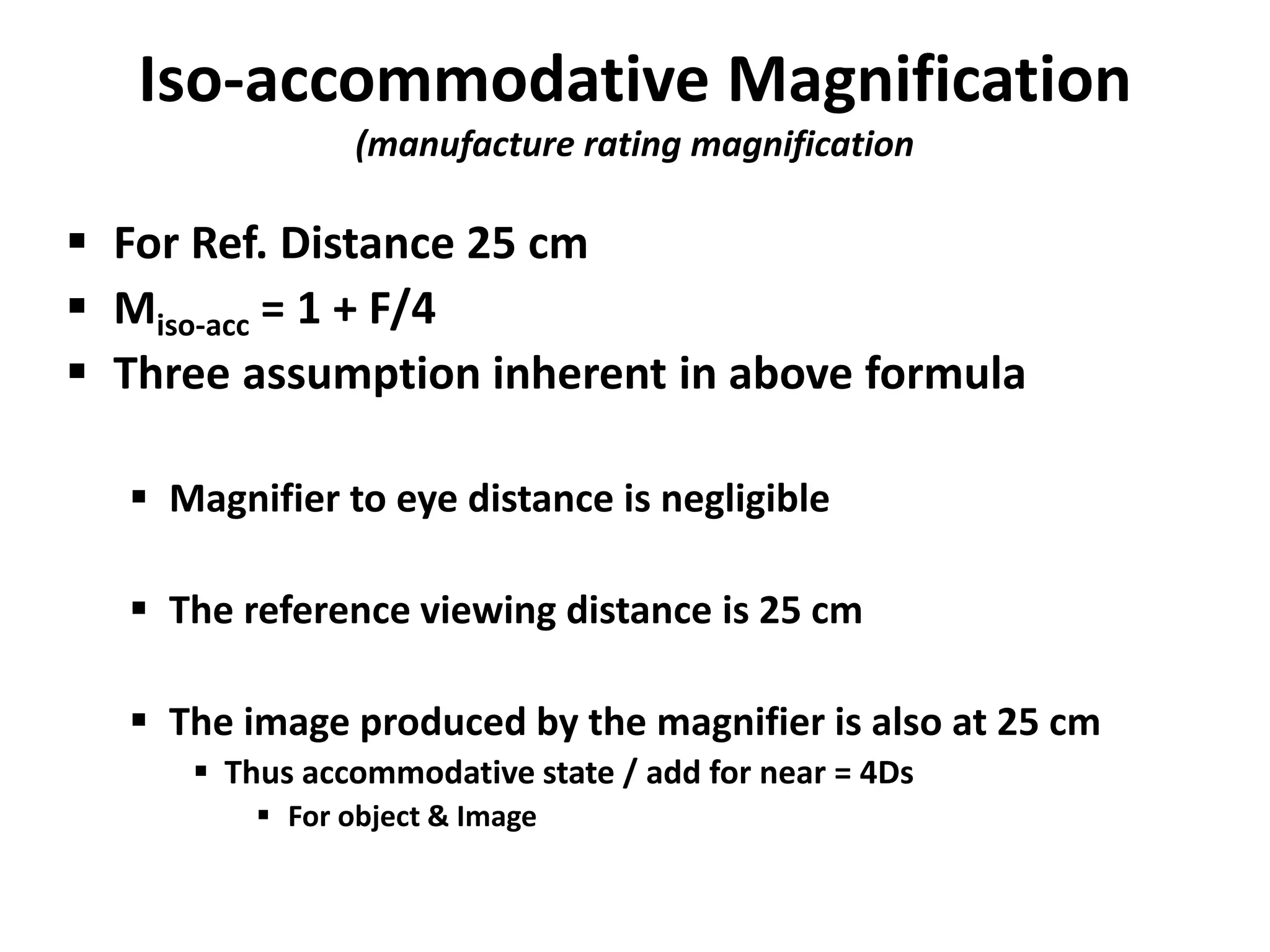 Calculation of magnification in low vision | PPTX