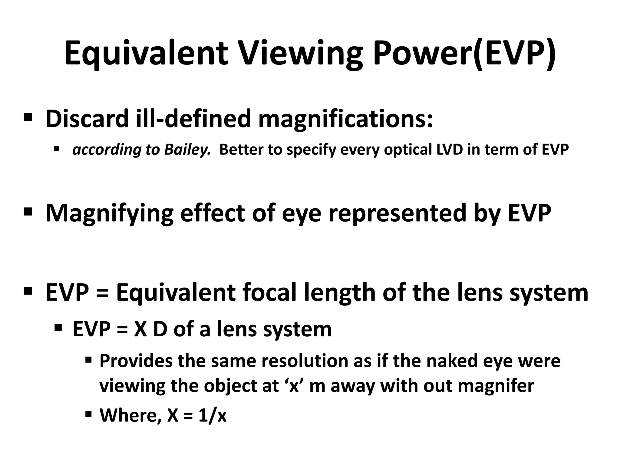 Calculation of magnification in low vision | PPTX