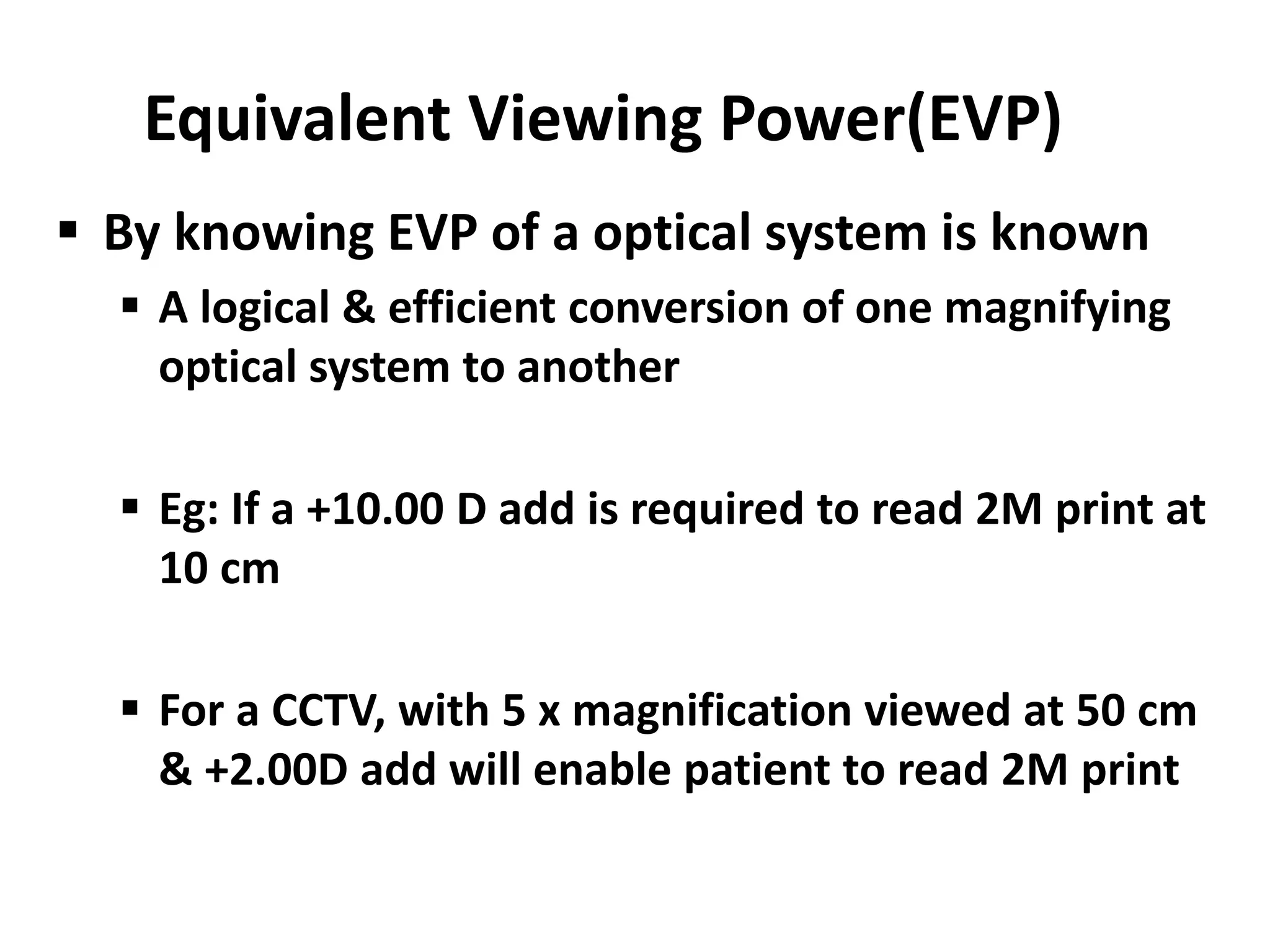 Calculation of magnification in low vision | PPTX