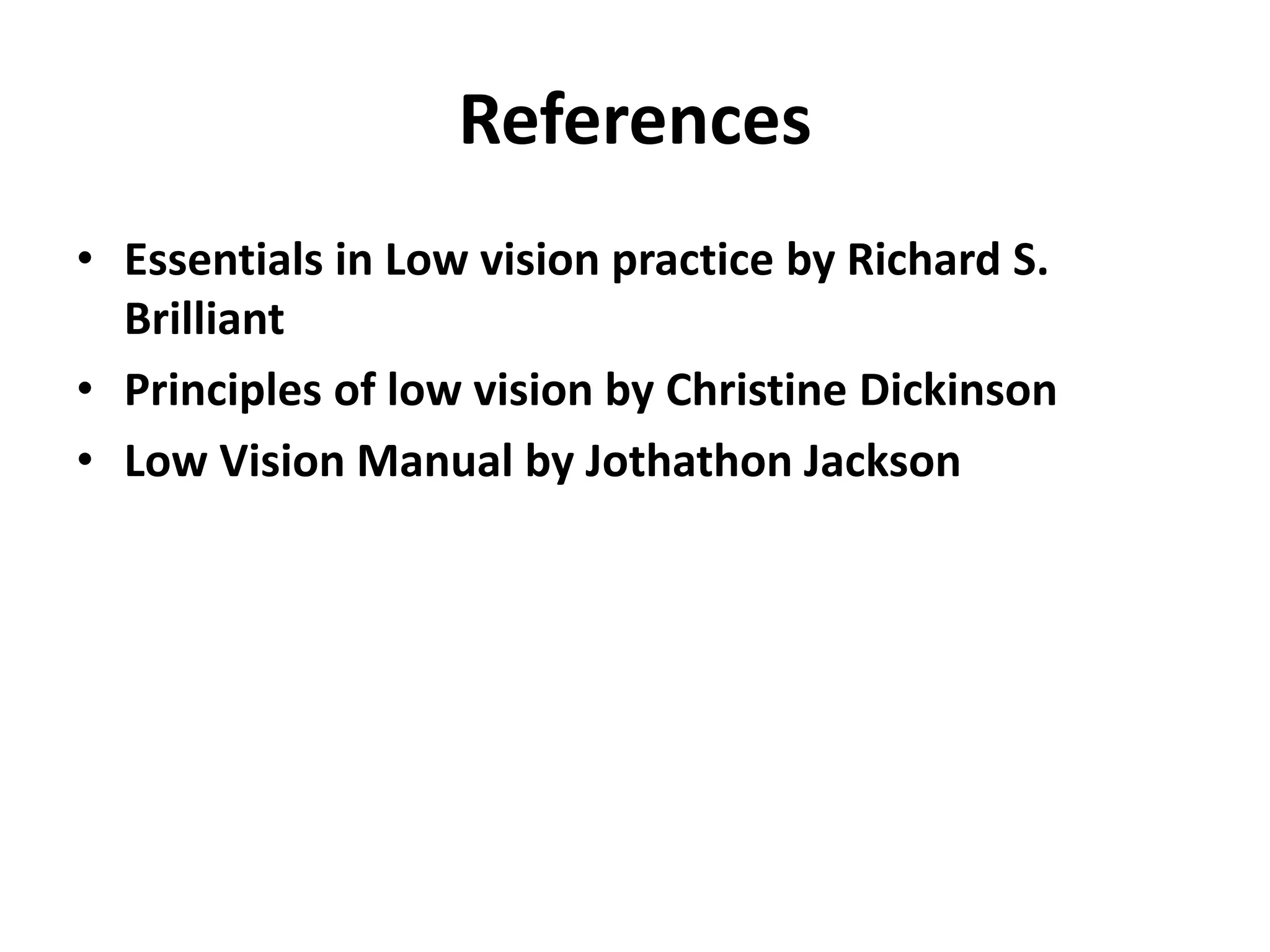 Calculation of magnification in low vision | PPTX